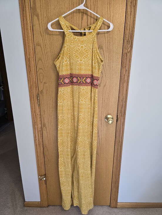 Prana | Dresses | Prana Yellow Paisley Maxi Dress | Poshmark